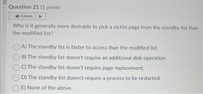 Solved Which of the following statement is true regarding | Chegg.com