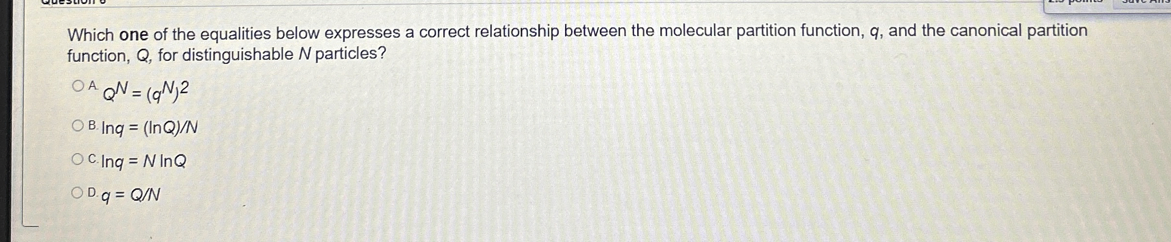 Solved Which one of the equalities below expresses a correct | Chegg.com