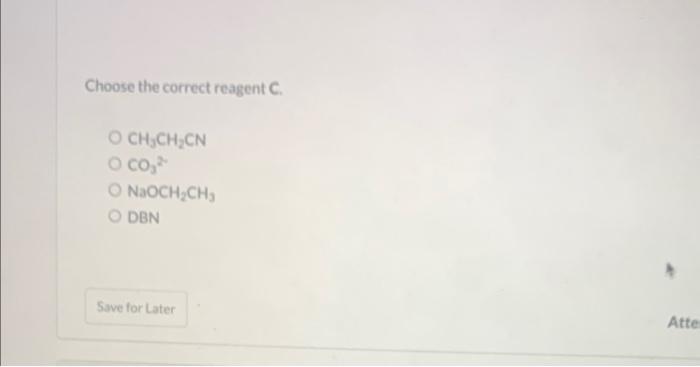 Solved Fill in the missing reagents and intermediate in the | Chegg.com