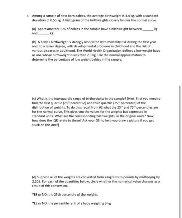 Solved Stat 2 Lab #5: Normal approximation, percentiles | Chegg.com