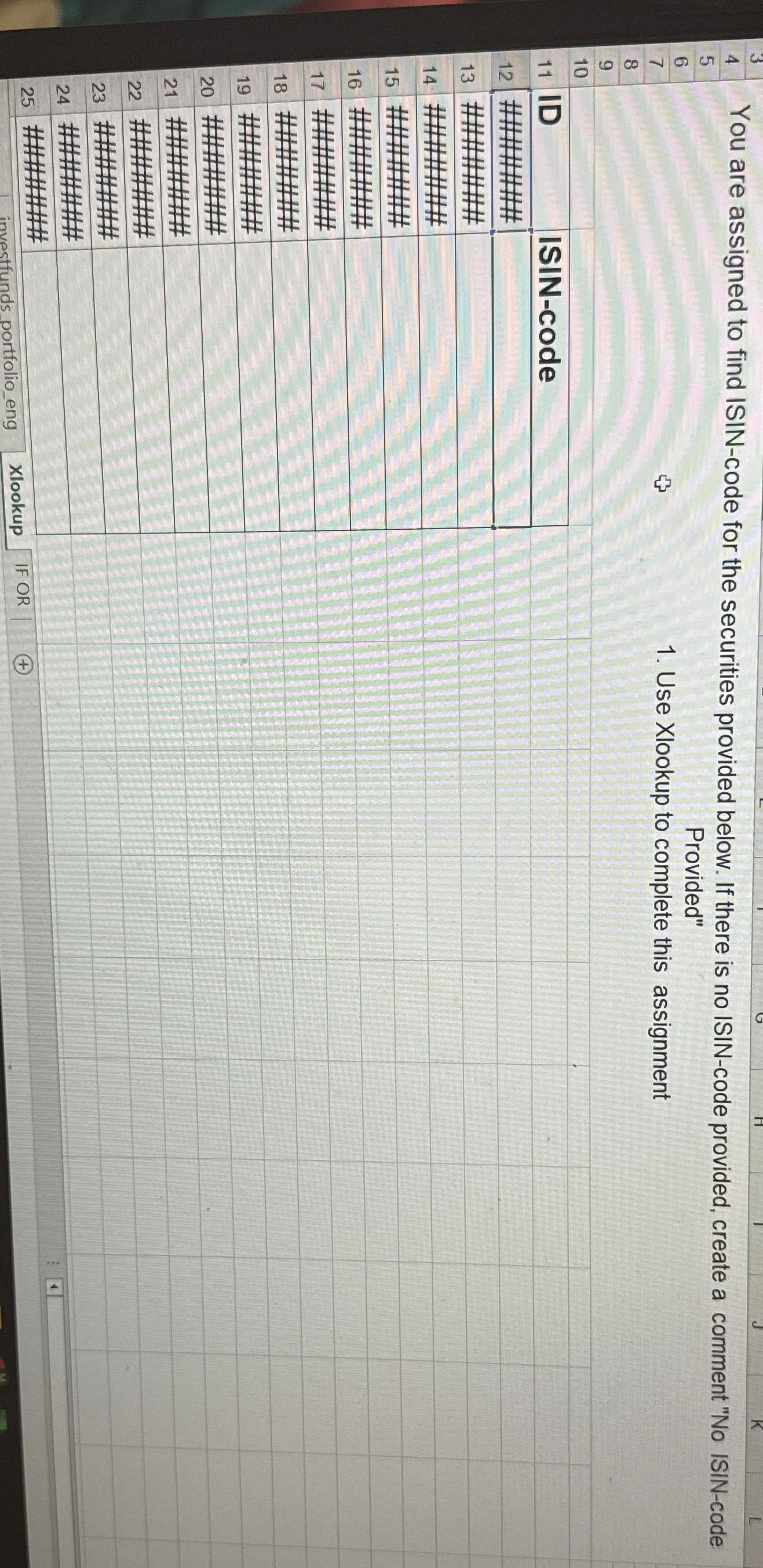 Solved You are assigned to find ISIN-code for the securities | Chegg.com