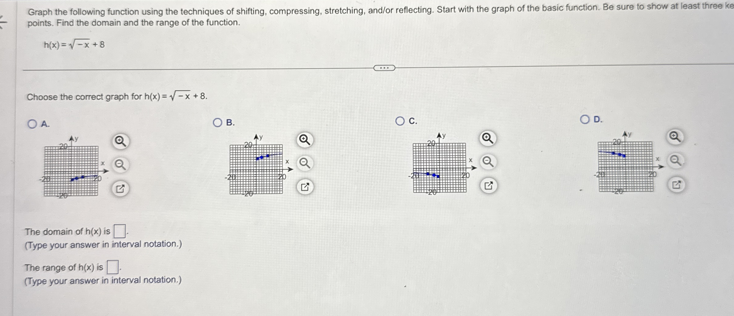 Solved Graph the following function using the techniques of | Chegg.com