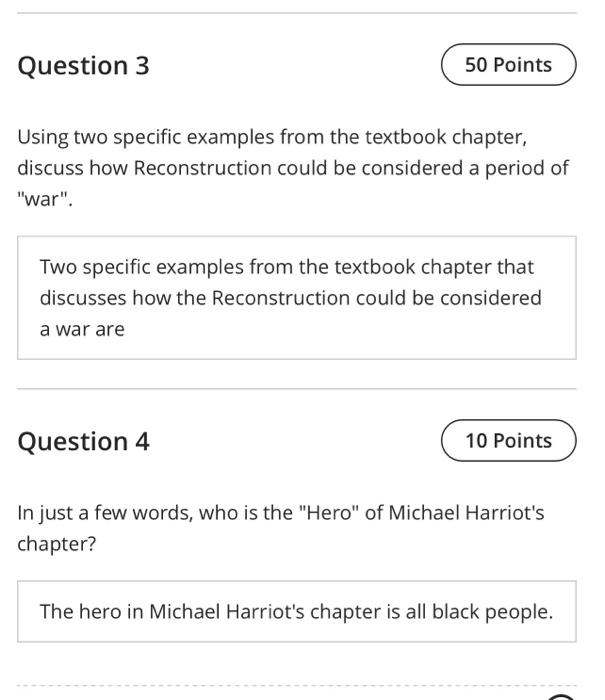 Using two specific examples from the textbook | Chegg.com