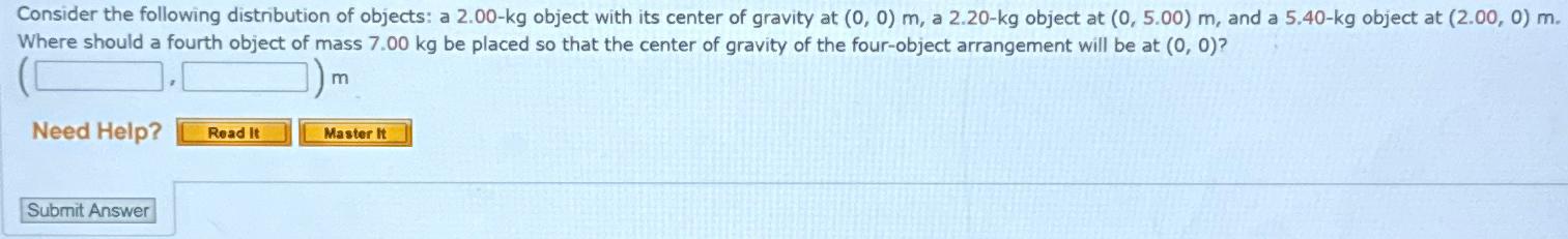 Solved Consider the following distribution of objects: a | Chegg.com