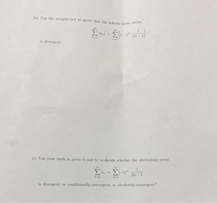 Solved 1. Consider the following intinite sequence { | Chegg.com