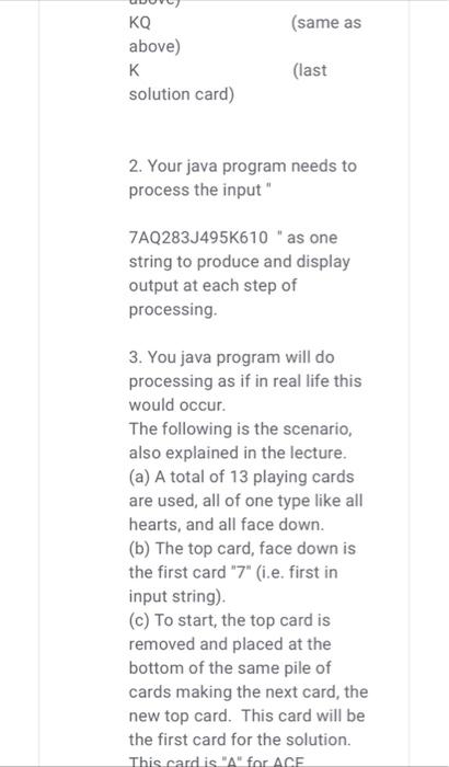 9 Project Java INSTRUCTIONS: It is important that you | Chegg.com