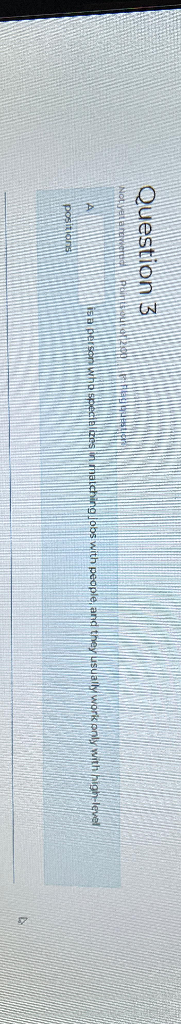 Solved Question 3Not yet answered Points out of 2.00 ﻿ef | Chegg.com