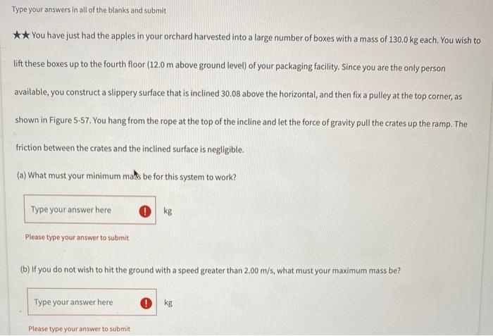 Solved 30.0°C Figure 5-57 Problem 59. Type your answers in | Chegg.com