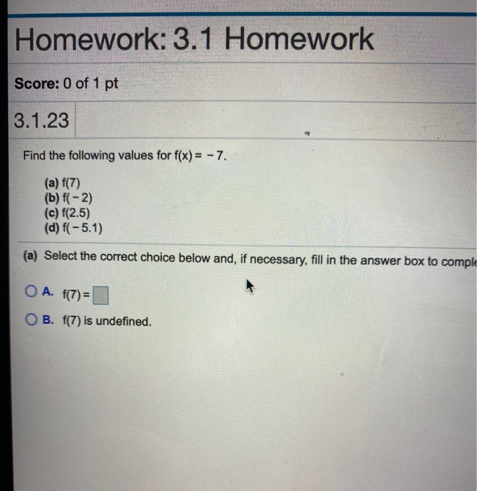 Solved Homework 3 1 Homework Score 0 Of 1 Pt 3 1 23 Find