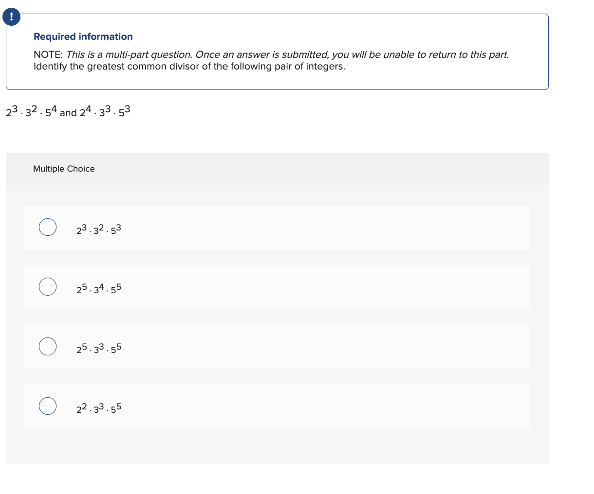 Solved Required informationNOTE: This is a multi-part | Chegg.com