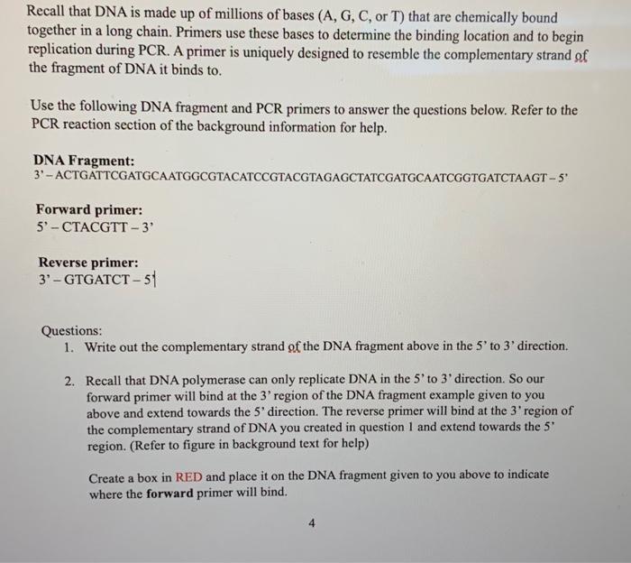 Recall that DNA is made up of millions of bases | Chegg.com