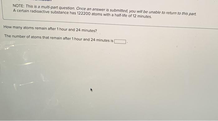 Solved NOTE: This is a multi-part question. Once an answer | Chegg.com