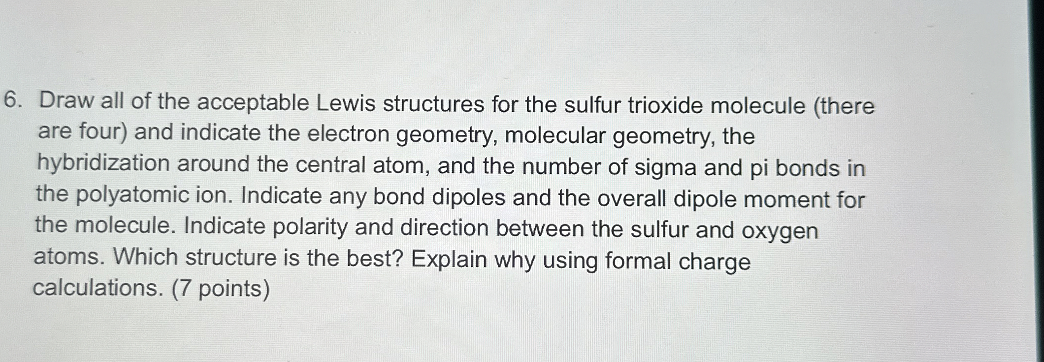 Solved Draw all of the acceptable Lewis structures for the | Chegg.com