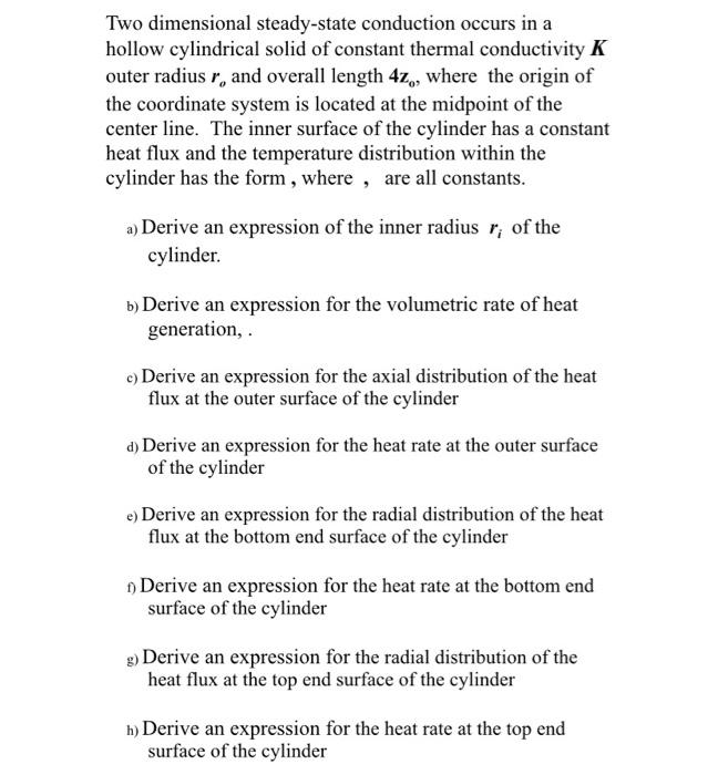 Two dimensional steady-state conduction occurs in a | Chegg.com