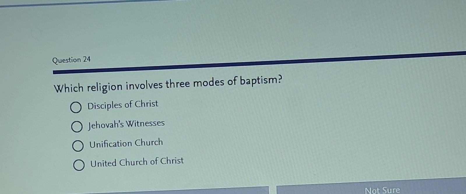 Solved Question 24Which religion involves three modes of | Chegg.com