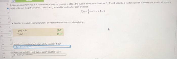 Solved c. Consider the required conditions for a discrete | Chegg.com