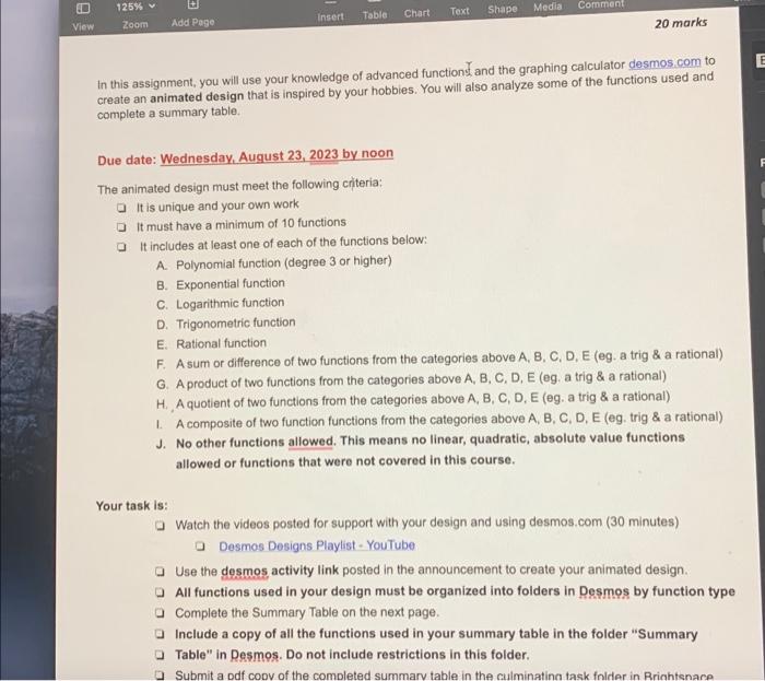 View 200m Add Page Insert Table Chart Toxt Shape | Chegg.com