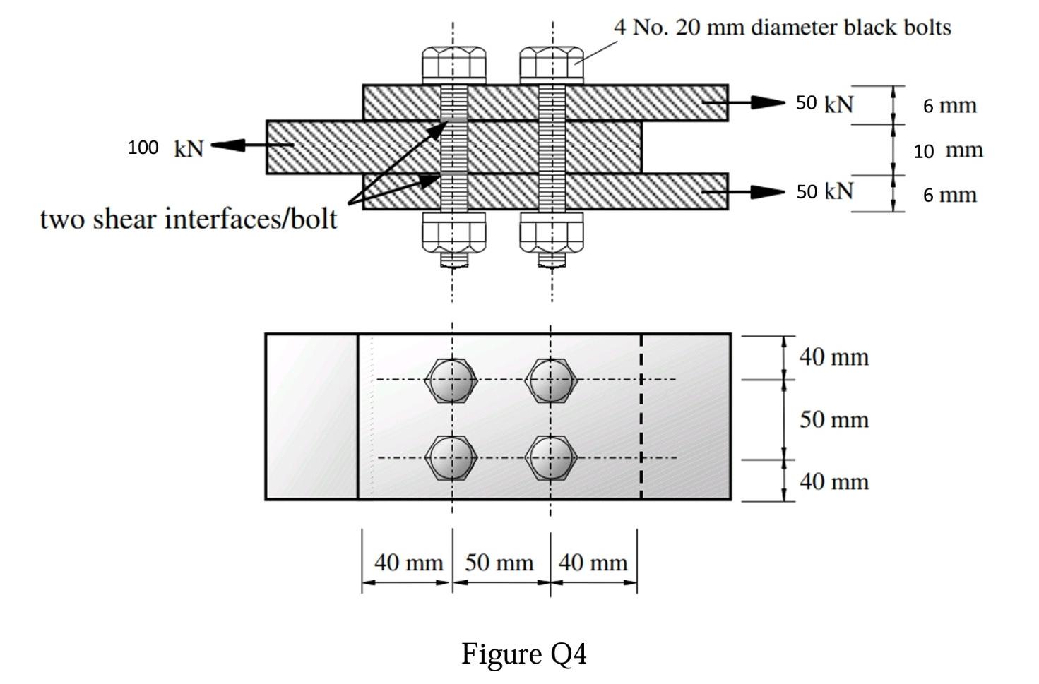 Solved Q4/ A lap joint shown in Figure Q4; there are two | Chegg.com