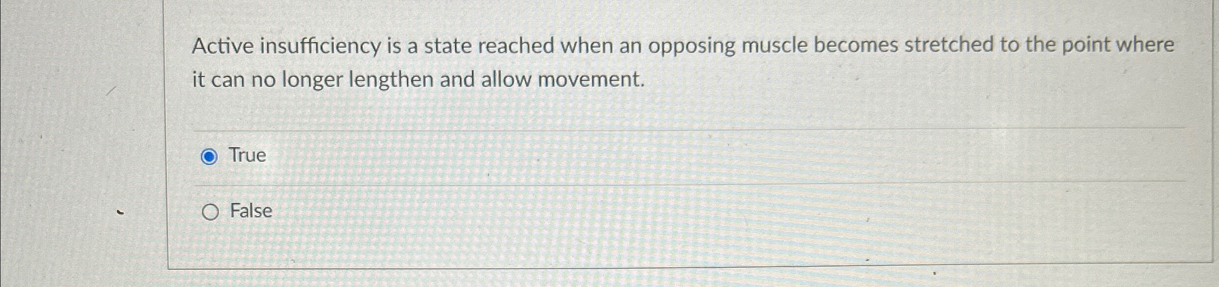 Solved Active insufficiency is a state reached when an | Chegg.com