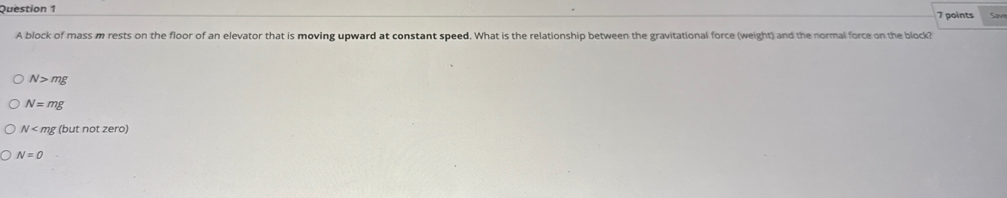 Solved Question 17 ﻿pointsA block of mass m ﻿rests on the | Chegg.com