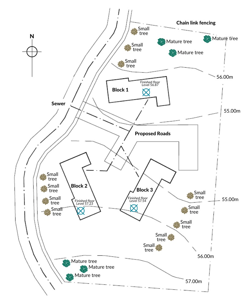 For the construction jobsite and conditions shown | Chegg.com