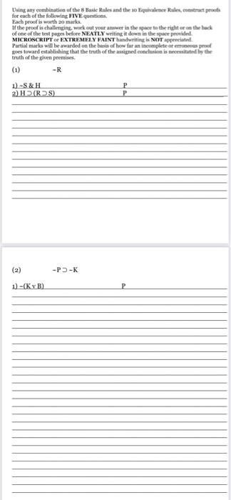 Using any combination of the 8 Basic Rules and the 10 | Chegg.com