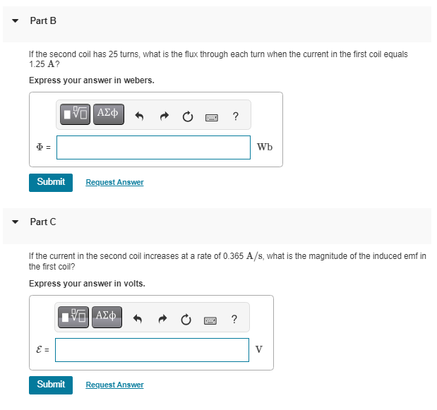 Solved Part BIf the second coil has 25 ﻿turns, what is the | Chegg.com