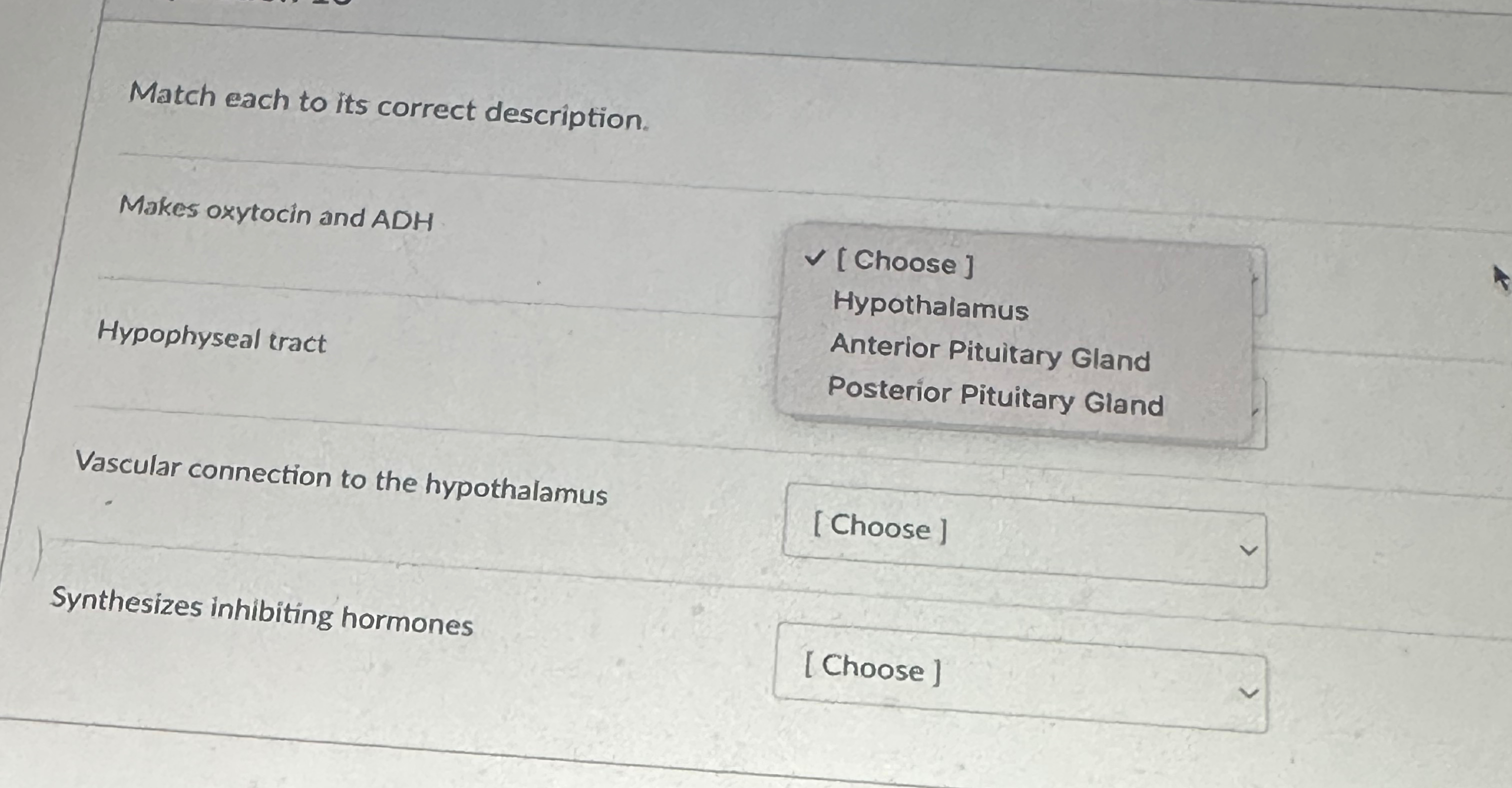 Solved Match each to its correct description. q,Makes | Chegg.com
