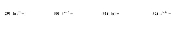 Solved Simplifying Logarithms Evaluate each of the following | Chegg.com