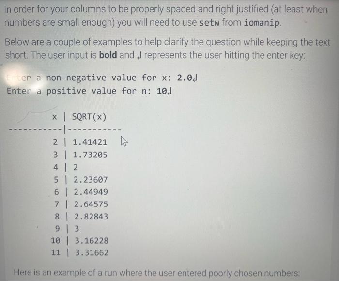 Solved Write a program that asks for a number until the user | Chegg.com
