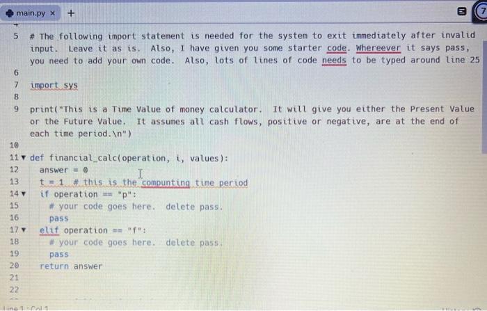 Solved \# Lots of lines of code here \# This is where you | Chegg.com