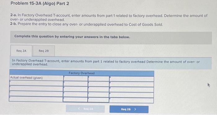 Solved Required information Problem 15-3A (Algo) Computing | Chegg.com