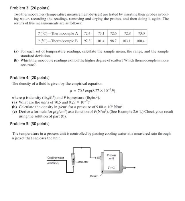 Solved Two thermocouples (temperature measurement devices) | Chegg.com