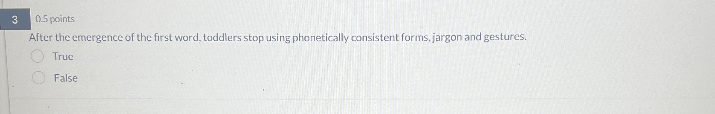 Solved 30.5 ﻿pointsAfter the emergence of the first word, | Chegg.com