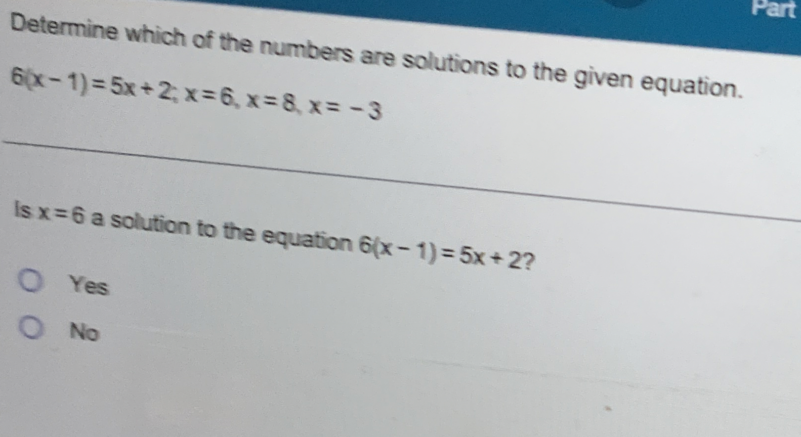 Solved Determine which of the numbers are solutions to the | Chegg.com