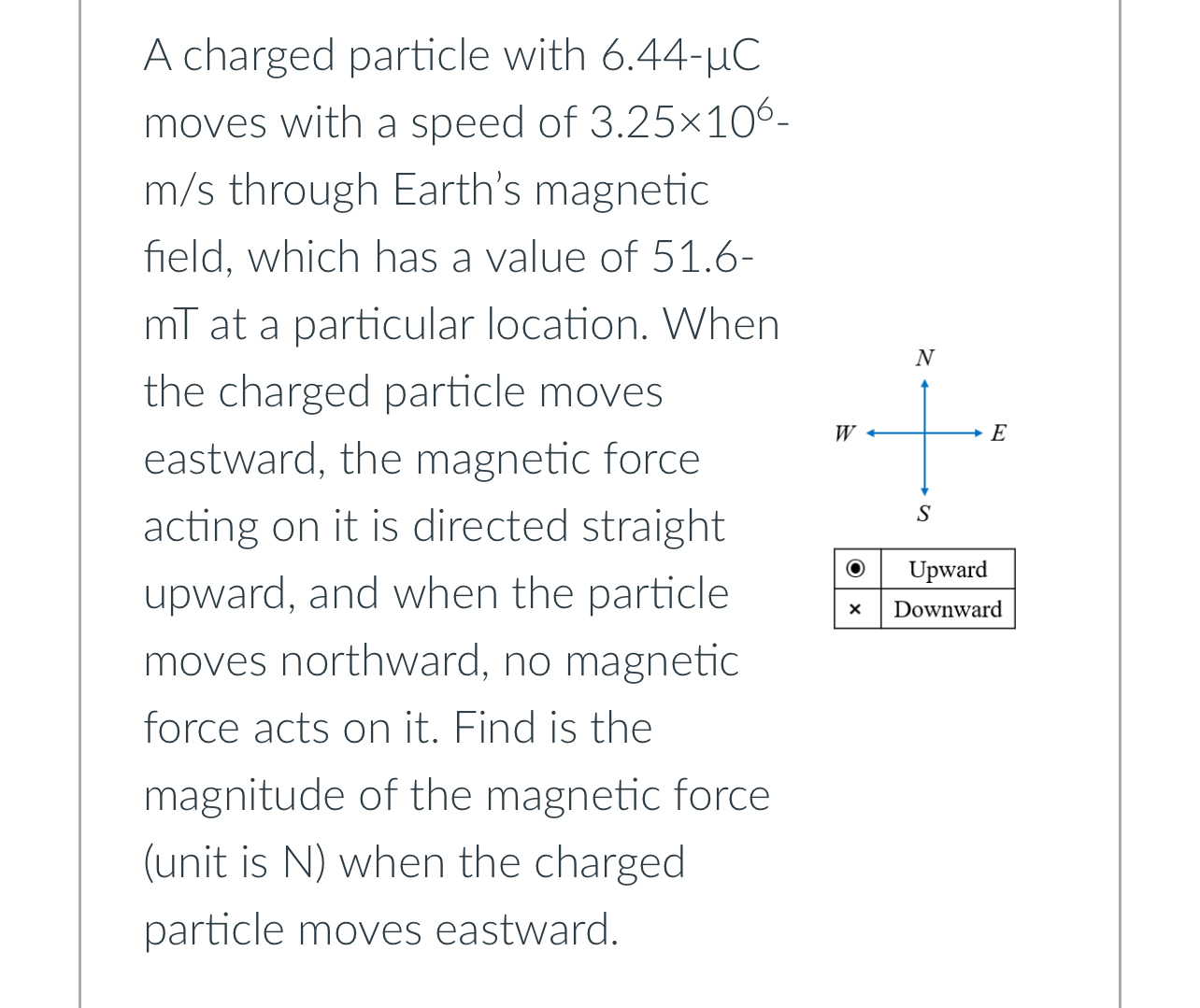 Solved A charged particle with 6.44-μC ﻿moves with a speed | Chegg.com