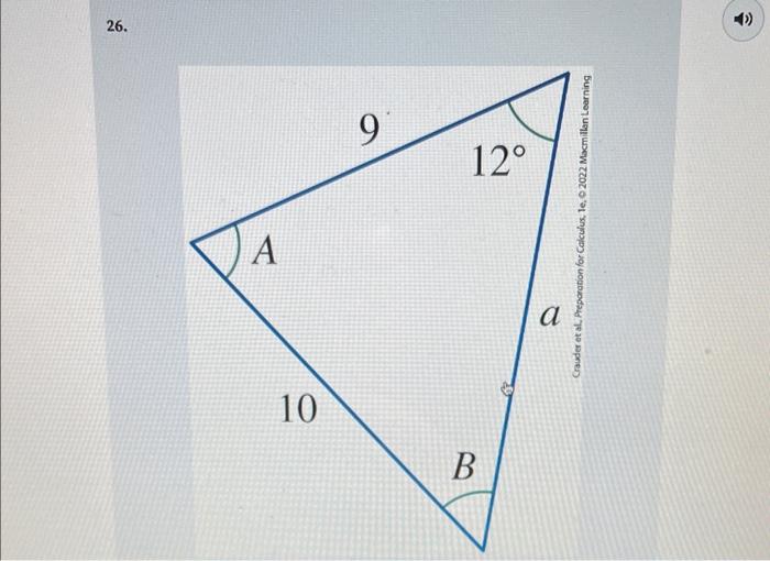 Solved Solving triangles: the ambiguous case, SSA. For | Chegg.com