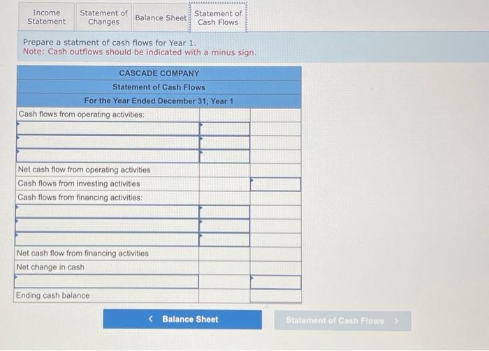 Solved Prepar a capital statement for Year 1. Note: | Chegg.com