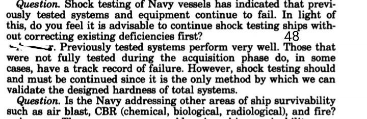 Solved Question. Shock testing of Navy vessels has indicated | Chegg.com