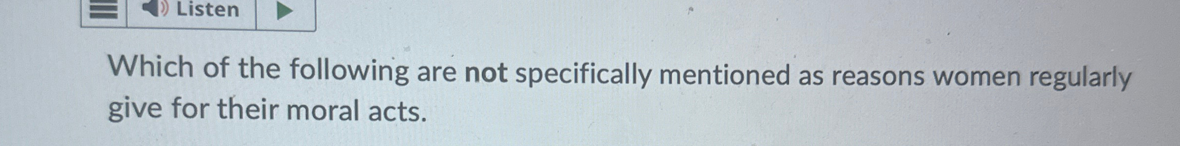 Solved Which of the following are not specifically mentioned | Chegg.com