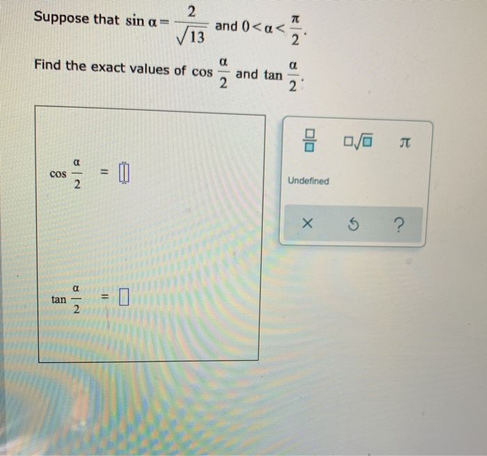 Solved Suppose that sin a=- and 0 V Find the exact values of | Chegg.com