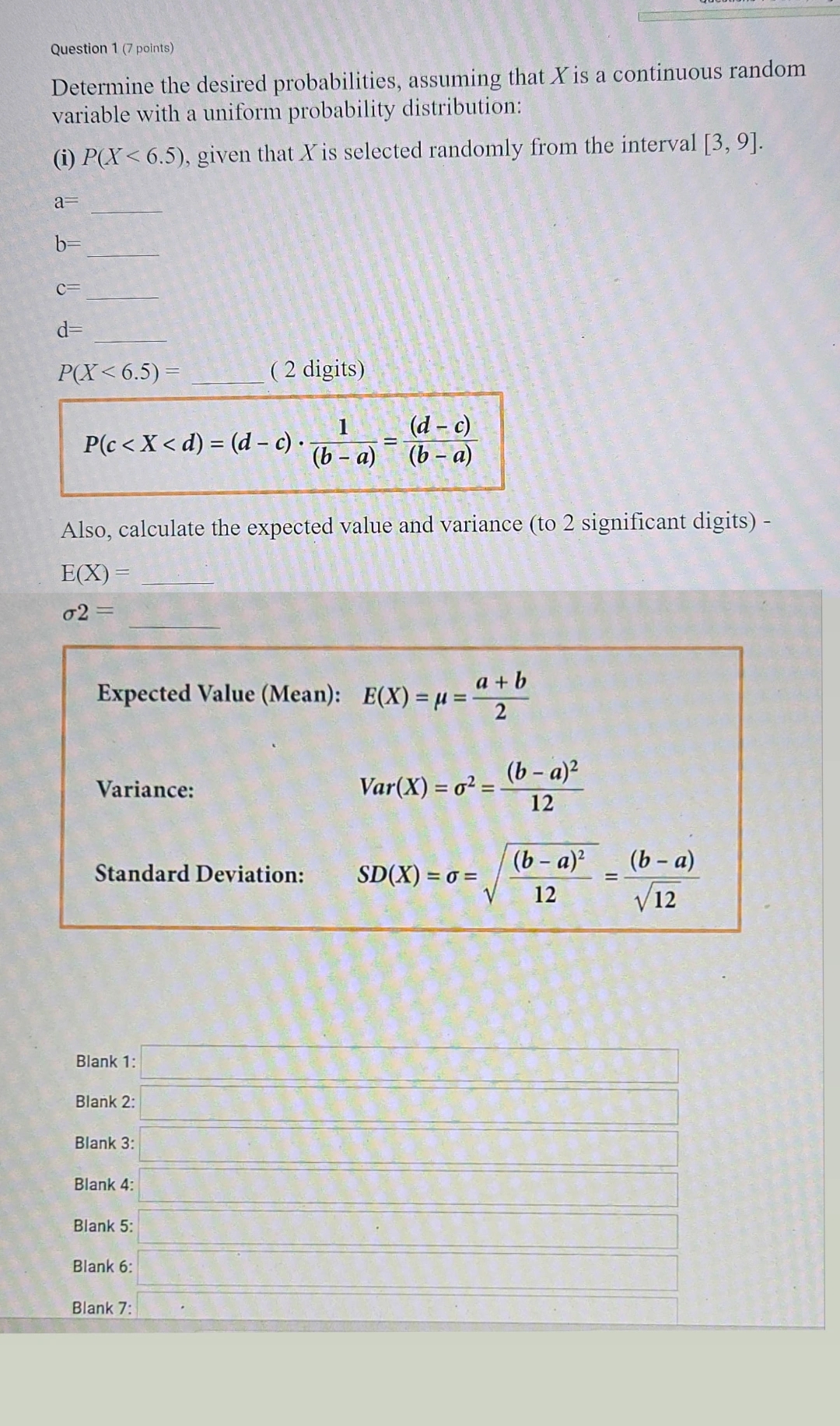 Solved Question 1 (7 ﻿points)Determine the desired | Chegg.com