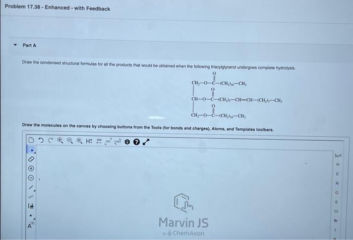 Solved Draw the condensed structural formulas for all the | Chegg.com