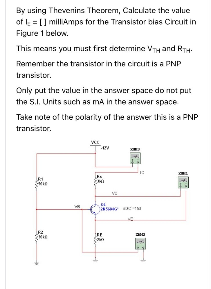 Solved By using Thevenins Theorem, Calculate the value of | Chegg.com