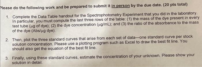 lease do the following work and be prepared to submit | Chegg.com
