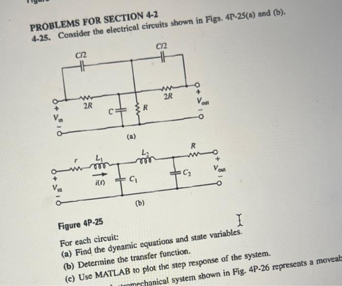 Problems For Section 4 2 4 Consider The Electrical
