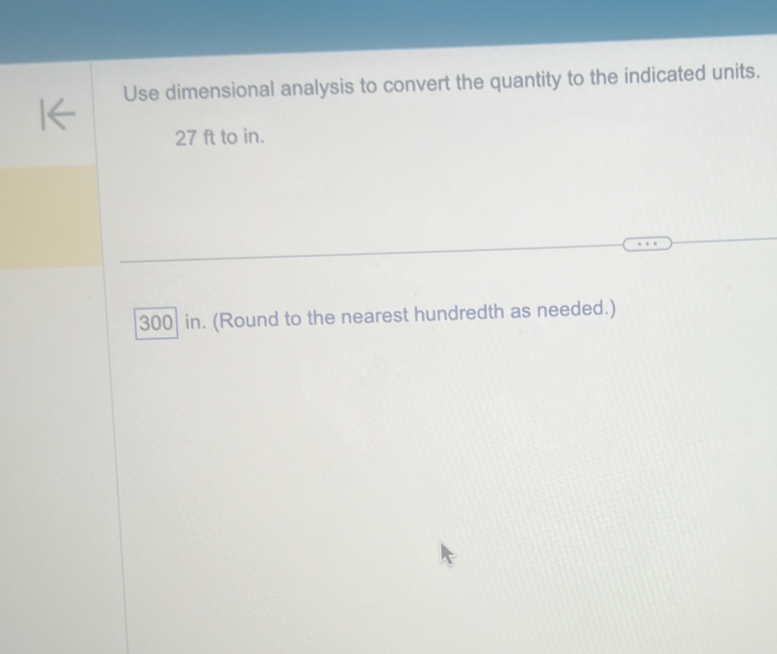 Use dimensional analysis to convert the quantity to | Chegg.com