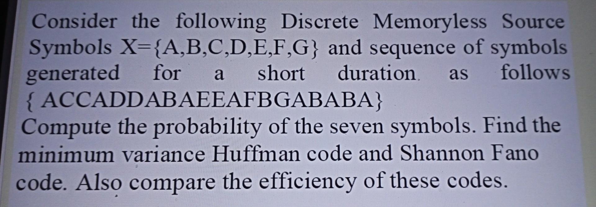 Solved a as Consider the following Discrete Memoryless | Chegg.com