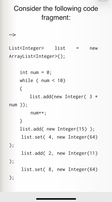 Solved Consider the three options. Which expression | Chegg.com