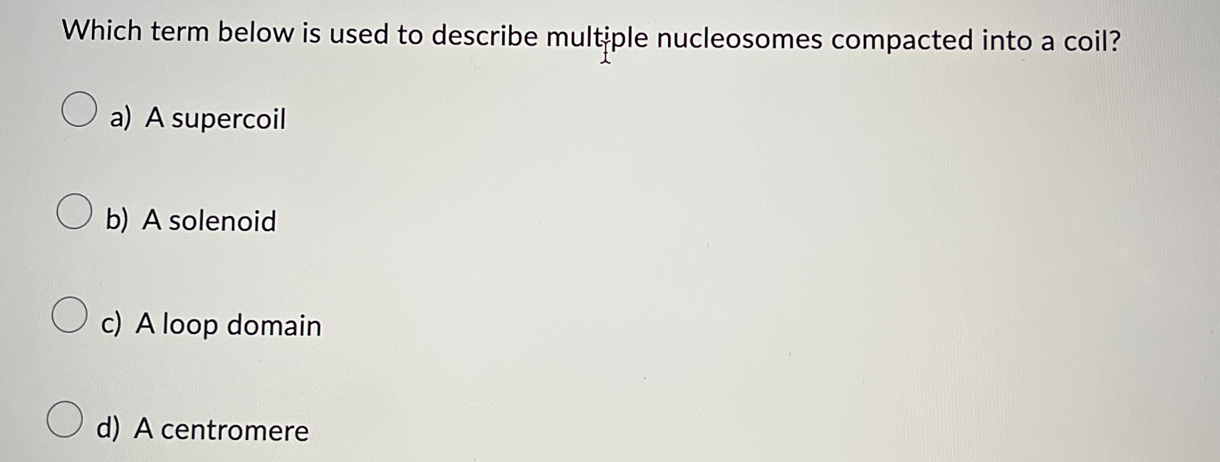 Solved WWhich term below is used to describe multiple | Chegg.com